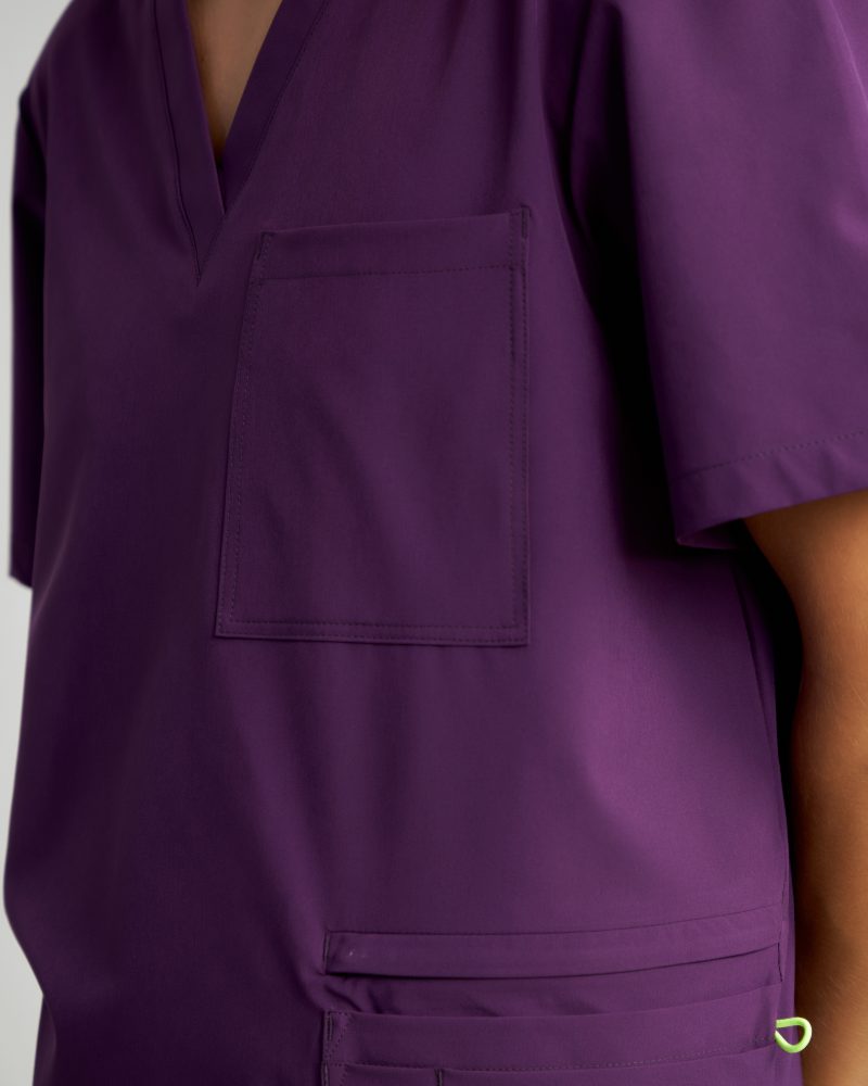 Charlie Purple Rain Scrub Top - Scrubness