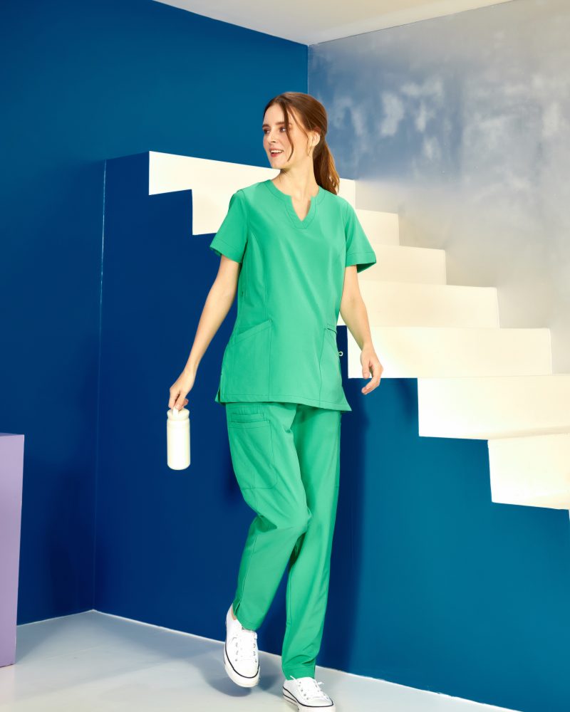 Ellen Shrek Scrub Top - Scrubness