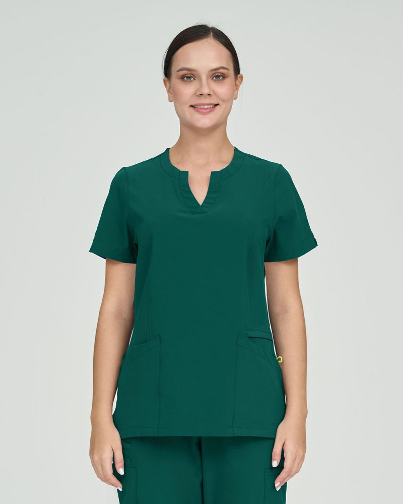 Ellen Dollar Bill Scrub Top - Scrubness