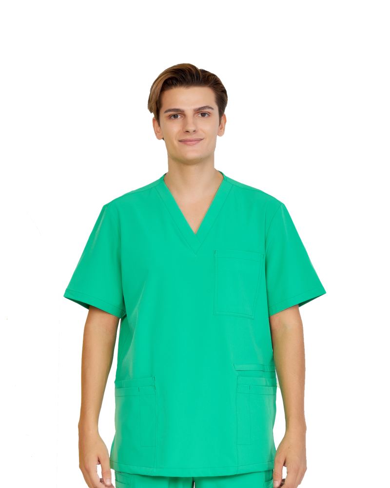 Charlie Shrek Scrub Top - Scrubness