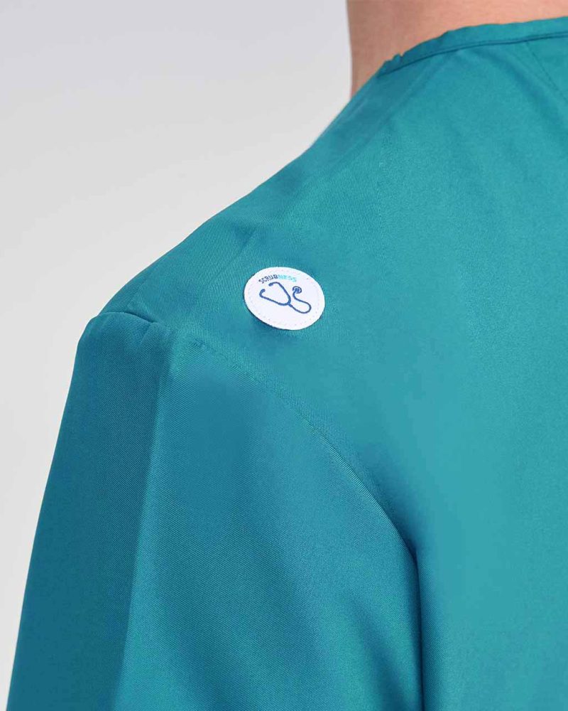 Alex Teal Scrub Top - Scrubness